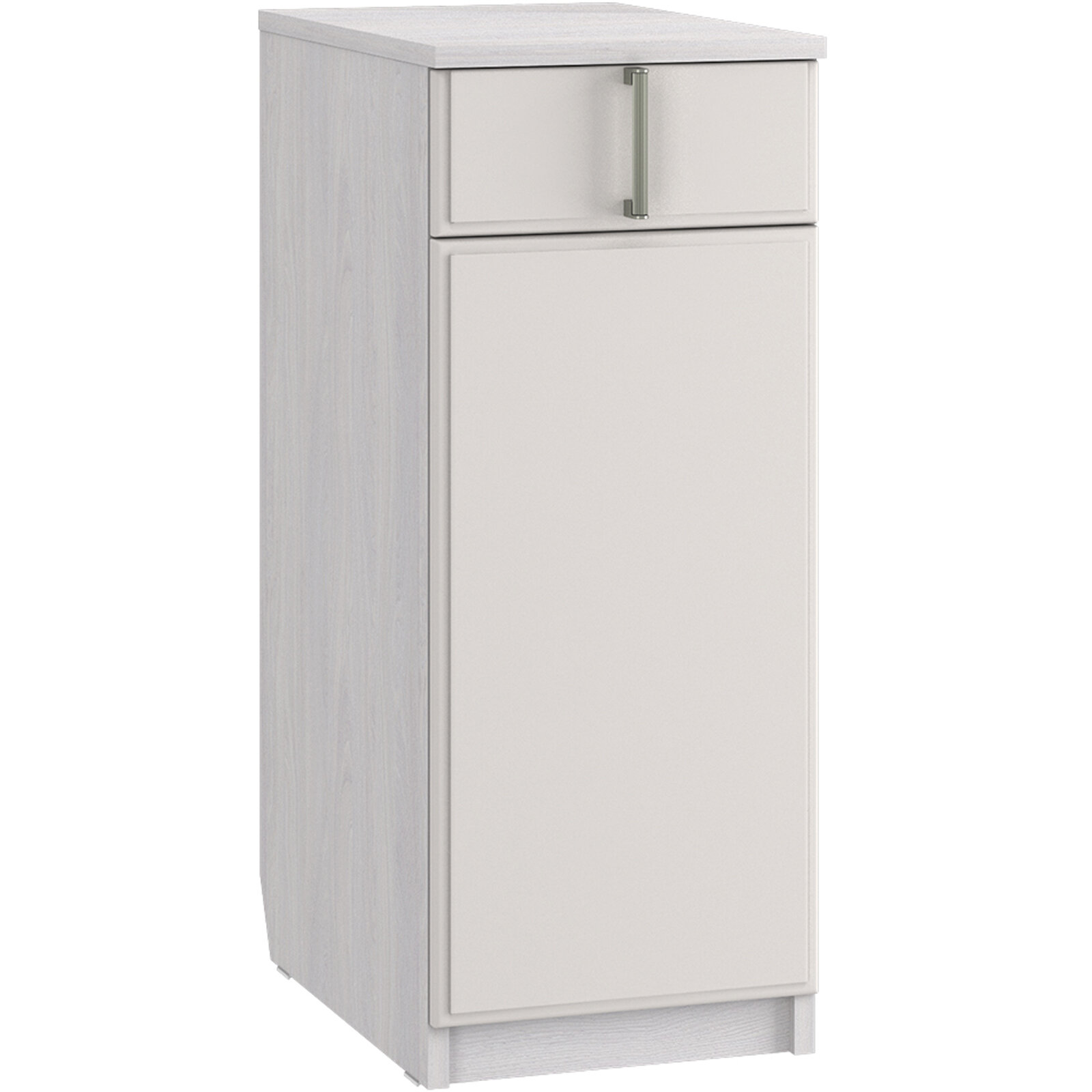 Тумба для туалетного стола Андрэа 12.2.1, Аквилон, Ясень Анкор светлый / Крем