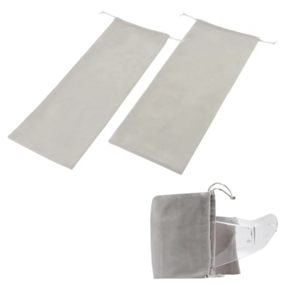 2 шт. универсальных чехлов для визоров мотоциклетных шлемов, не царапающих поверхность, для хранения и транспортировки большинства визоров шлемов