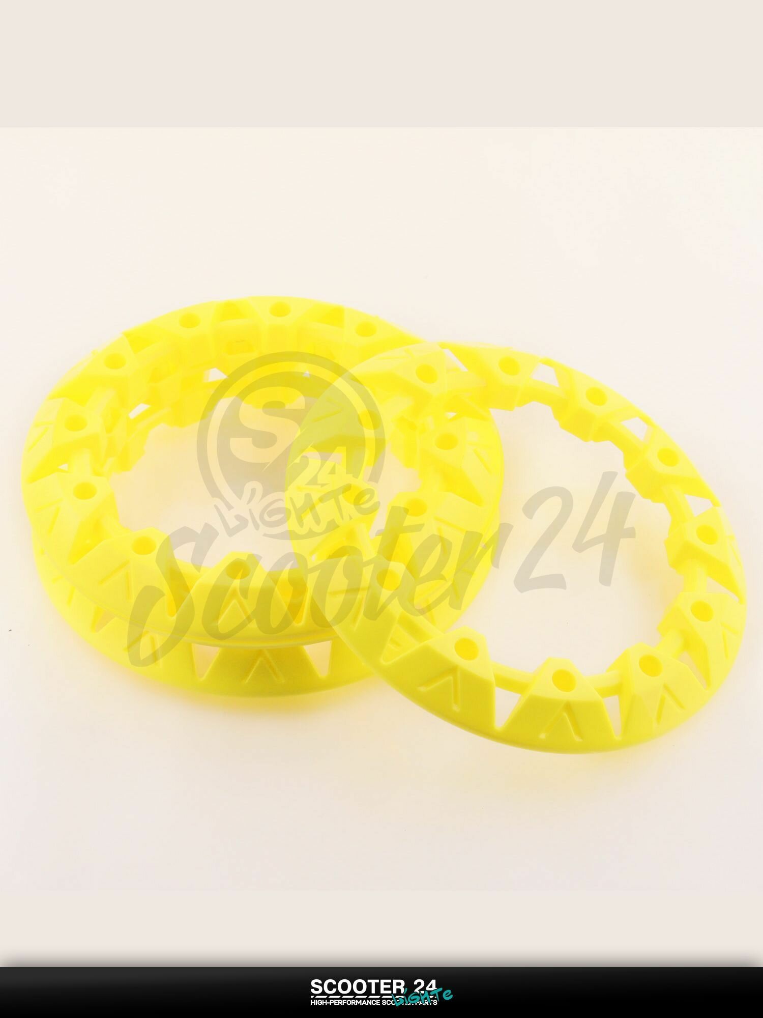 Накладки на колесо комплект (фальшбедлок) на квадроцикл ATV /АТВ 110 - 125 кубов, желтый