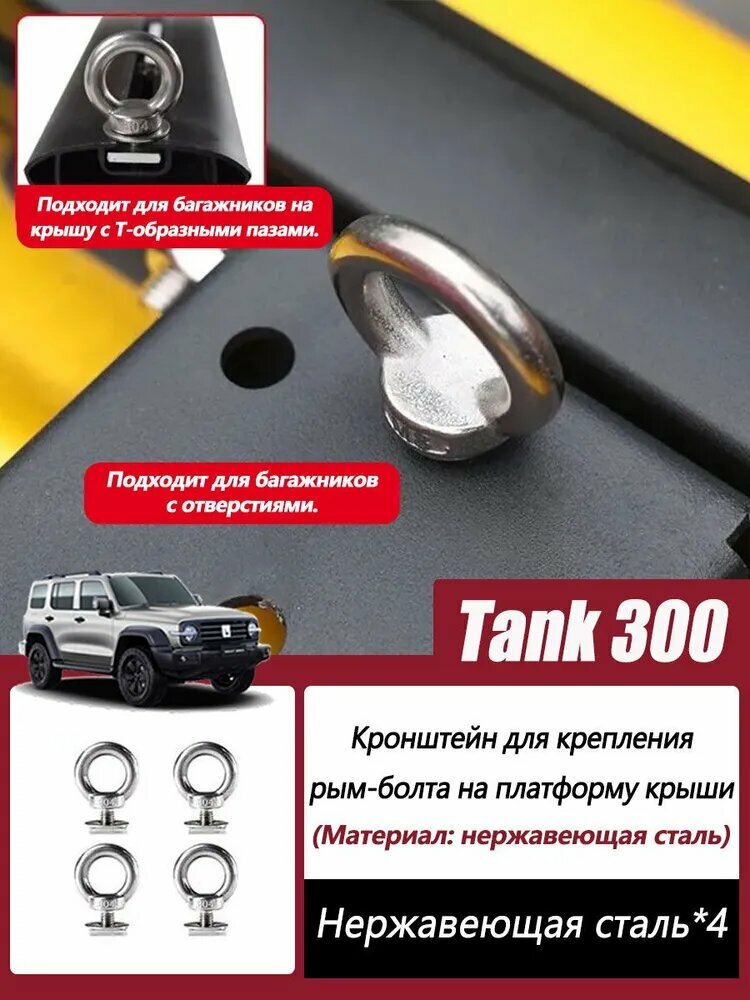 TANK300 Защита внешних частей автомобиля на кузов, 4 шт.