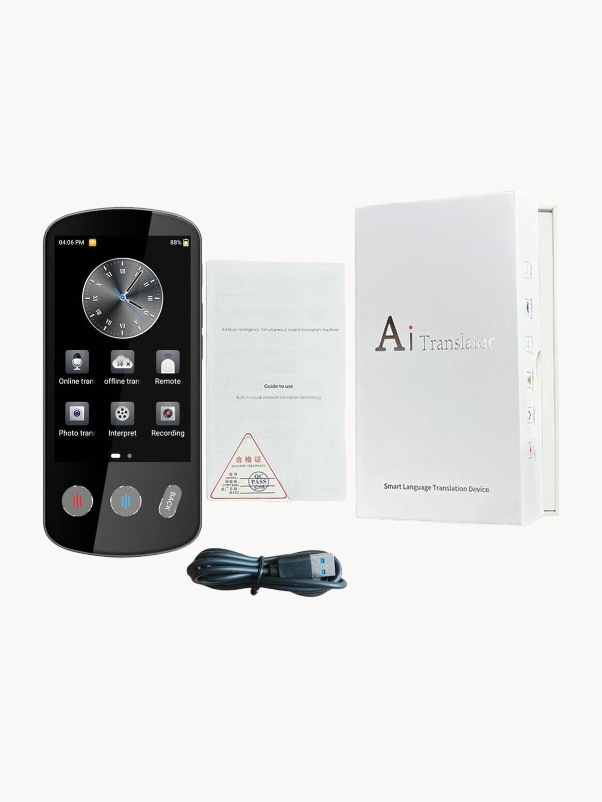 Электронный карманный переводчик, онлайн -офлайн , голосовой , переводчик текста TRANSLATOR P60