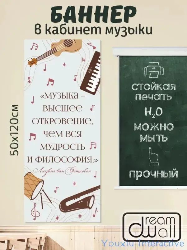 Плакат, 120 см х 50 см