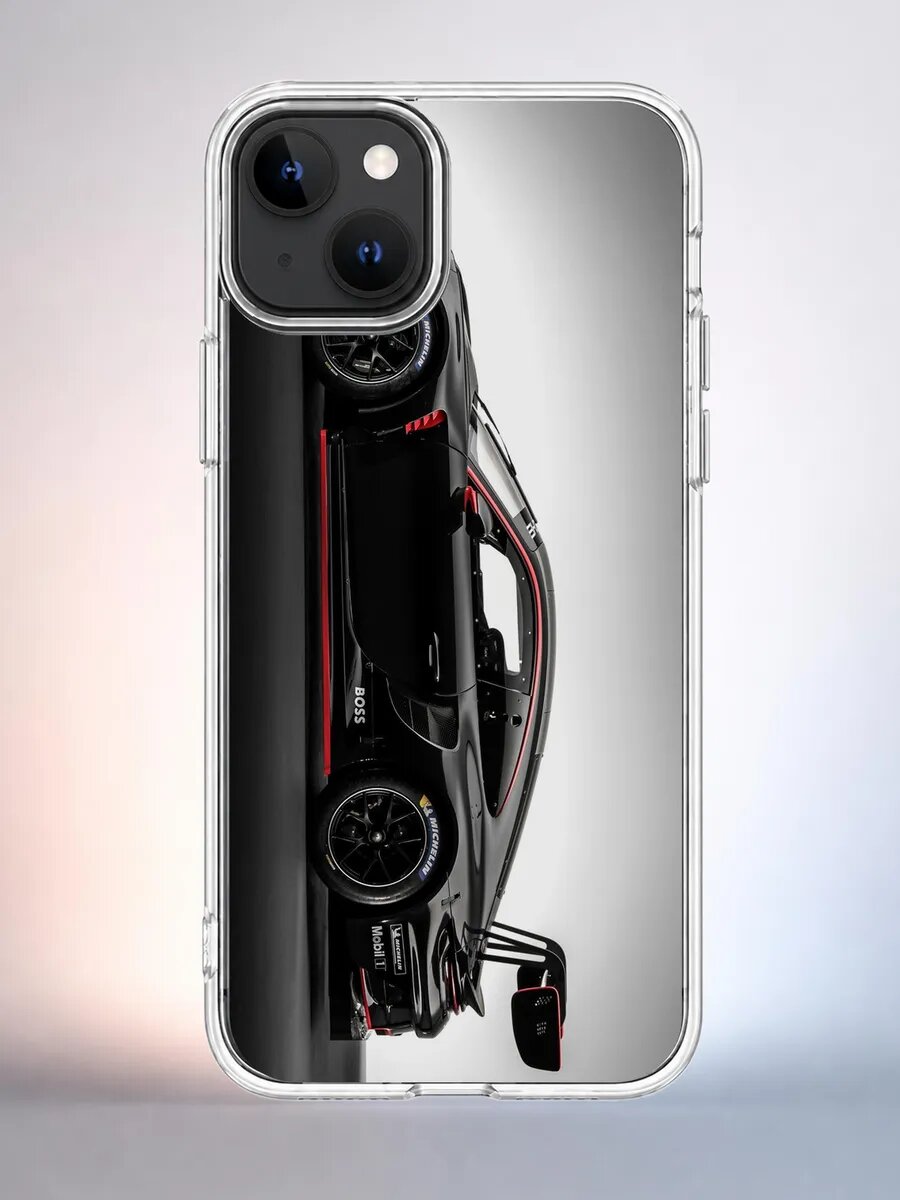 Чехол iPhone 13 вид сверху силиконовый