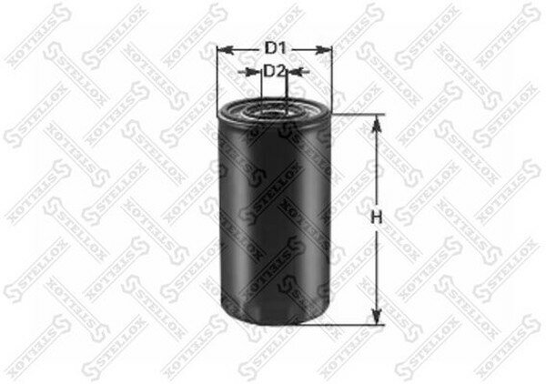 Фильтр масляный STELLOX 20-50297-SX Hyundai Country, Hd Light, Mitsubishi Pajero 2,8Td, 3,2Di-D 94->