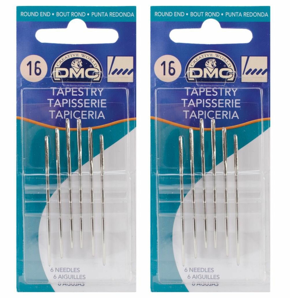 Иглы для вышивания DMC №16 (2 упаковки по 5 шт.)
