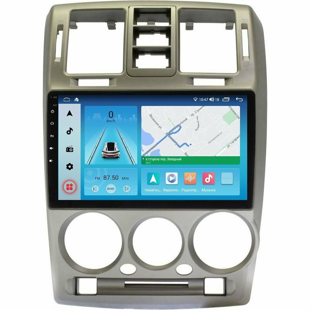 Магнитола Epic T18 Hyundai Getz 2002-2011 - Android 12 - Процессор 8 ядерный - Память 4+64Gb - Carplay - DSP 36 полос - 4G(Sim)