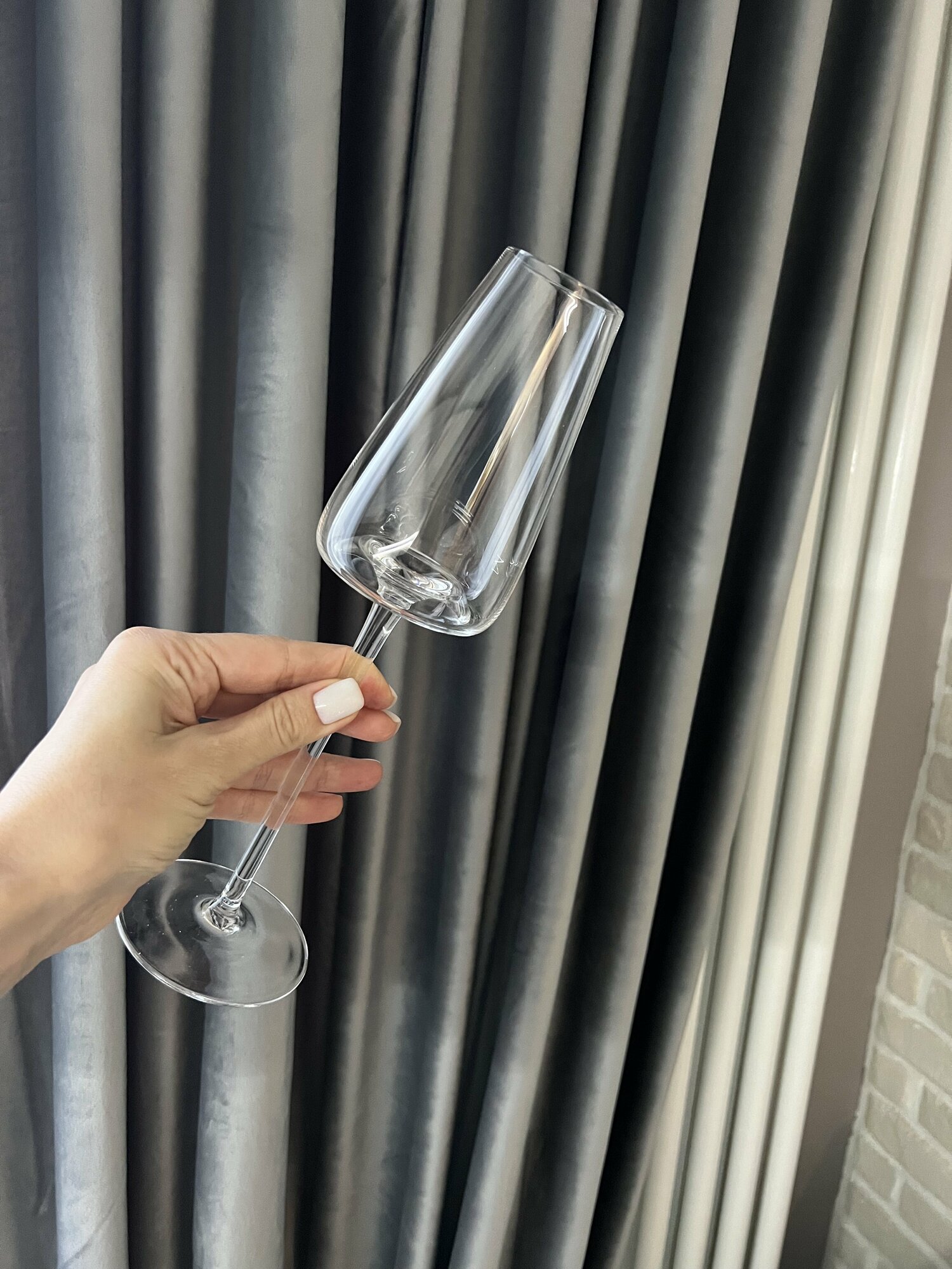 Бокал для шампанского на длинной ножке DAY , 270 ML, BB-002, 2ШТ.