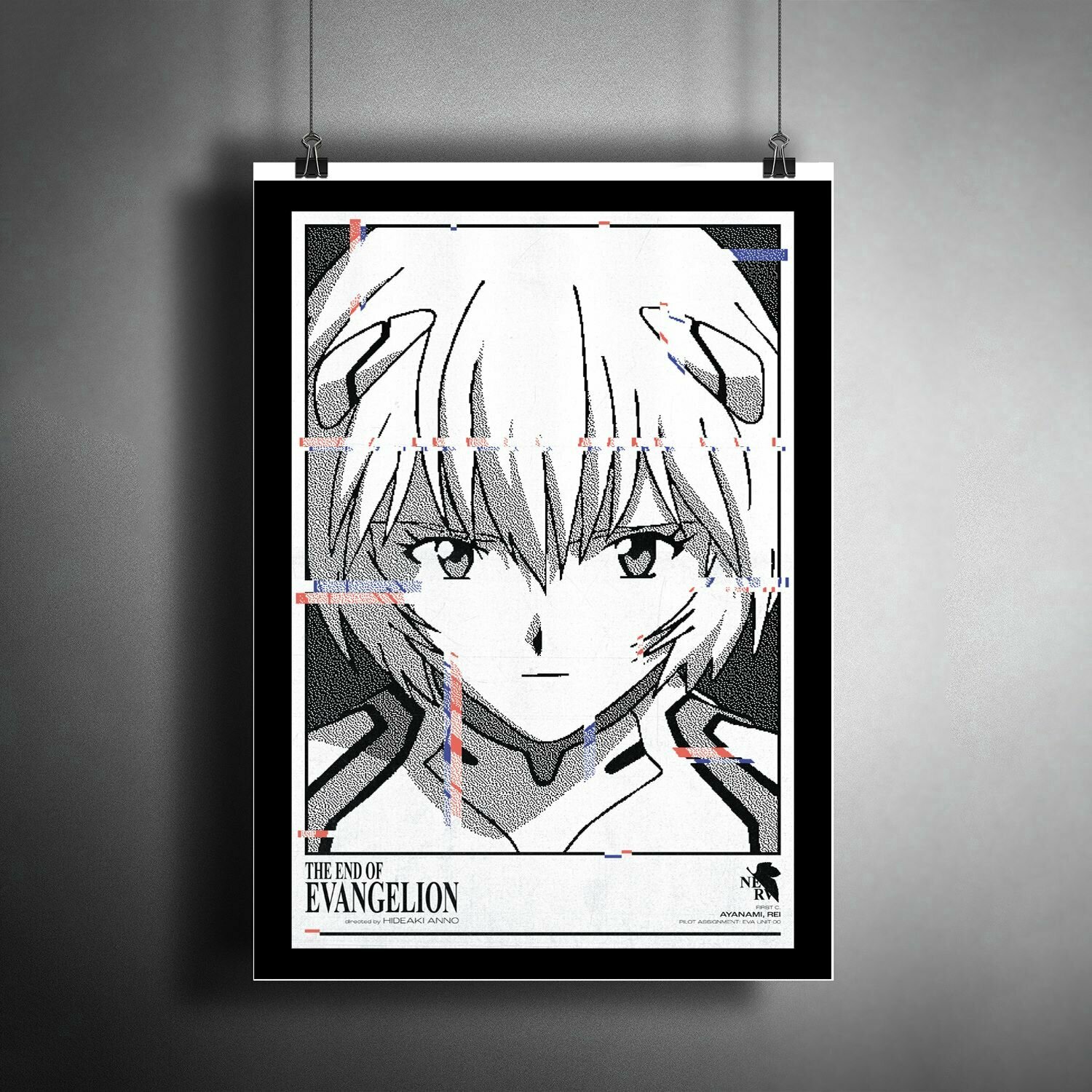 Постер для интерьера: аниме Евангелион / A3 (297x420 мм)