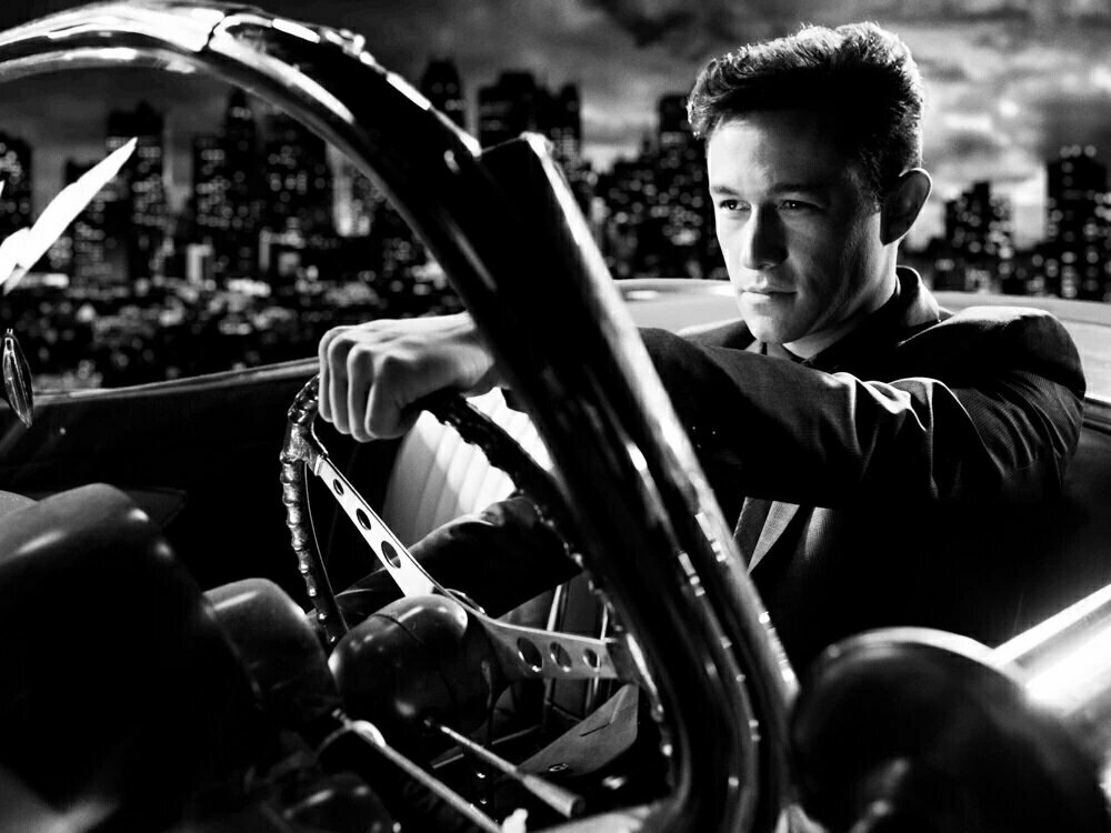 Плакат, постер джозеф гордон-левитт город грехов на бумаге, размер 21х30см