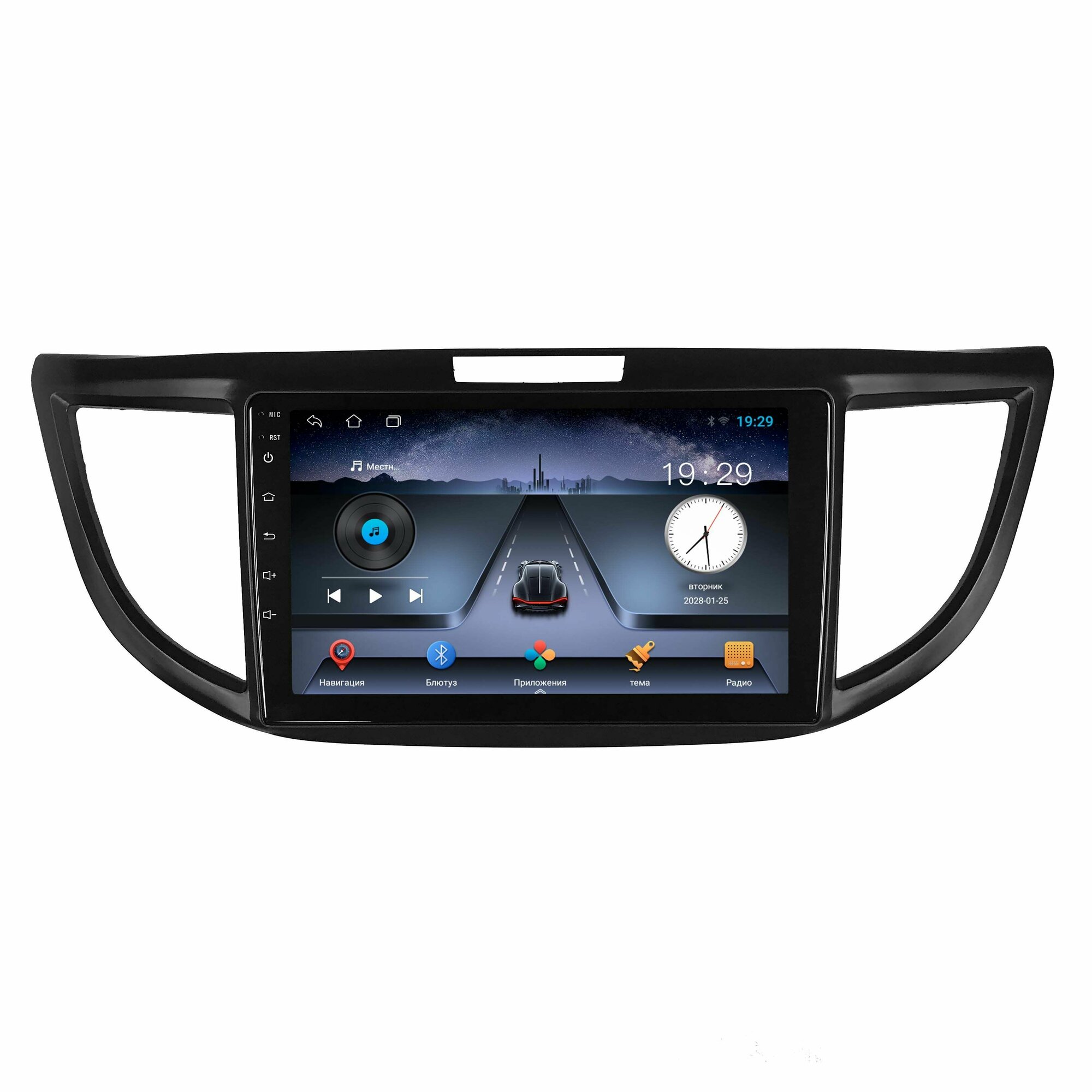 Магнитола Qled на Honda CR-V 4 2011-2018 Android 2/32GB