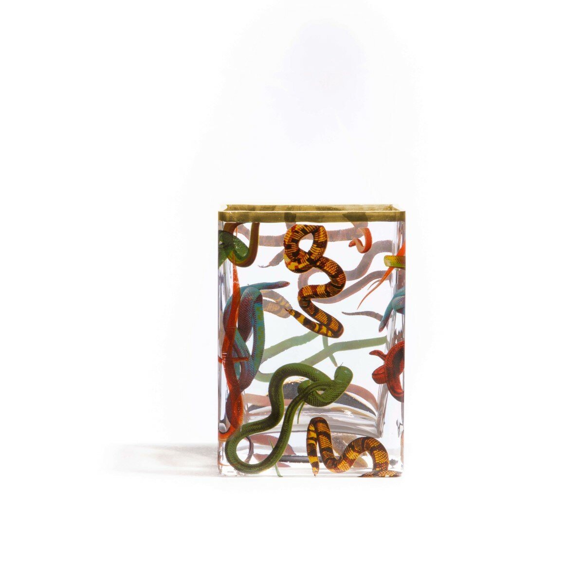 Ваза Seletti Toiletpaper Glass Vase Snakes Small 14121