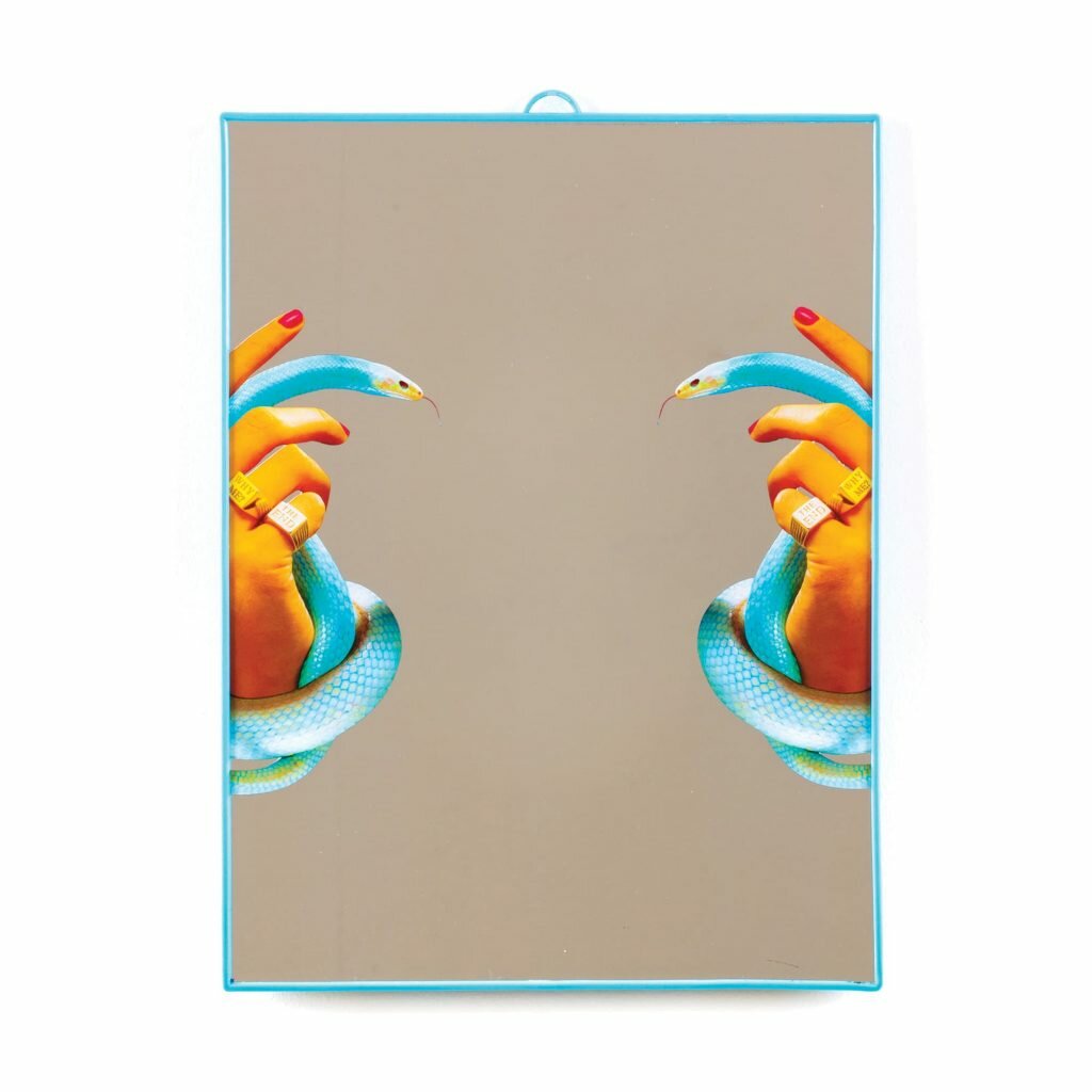 Зеркало Seletti Toiletpaper Mirror Hands with Snakes Big 17125