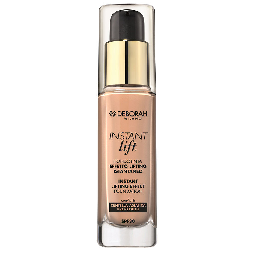 Основа тональная для лица DEBORAH INSTANT LIFTING EFFECT с лифтинг эффектом тон 02 бежевый