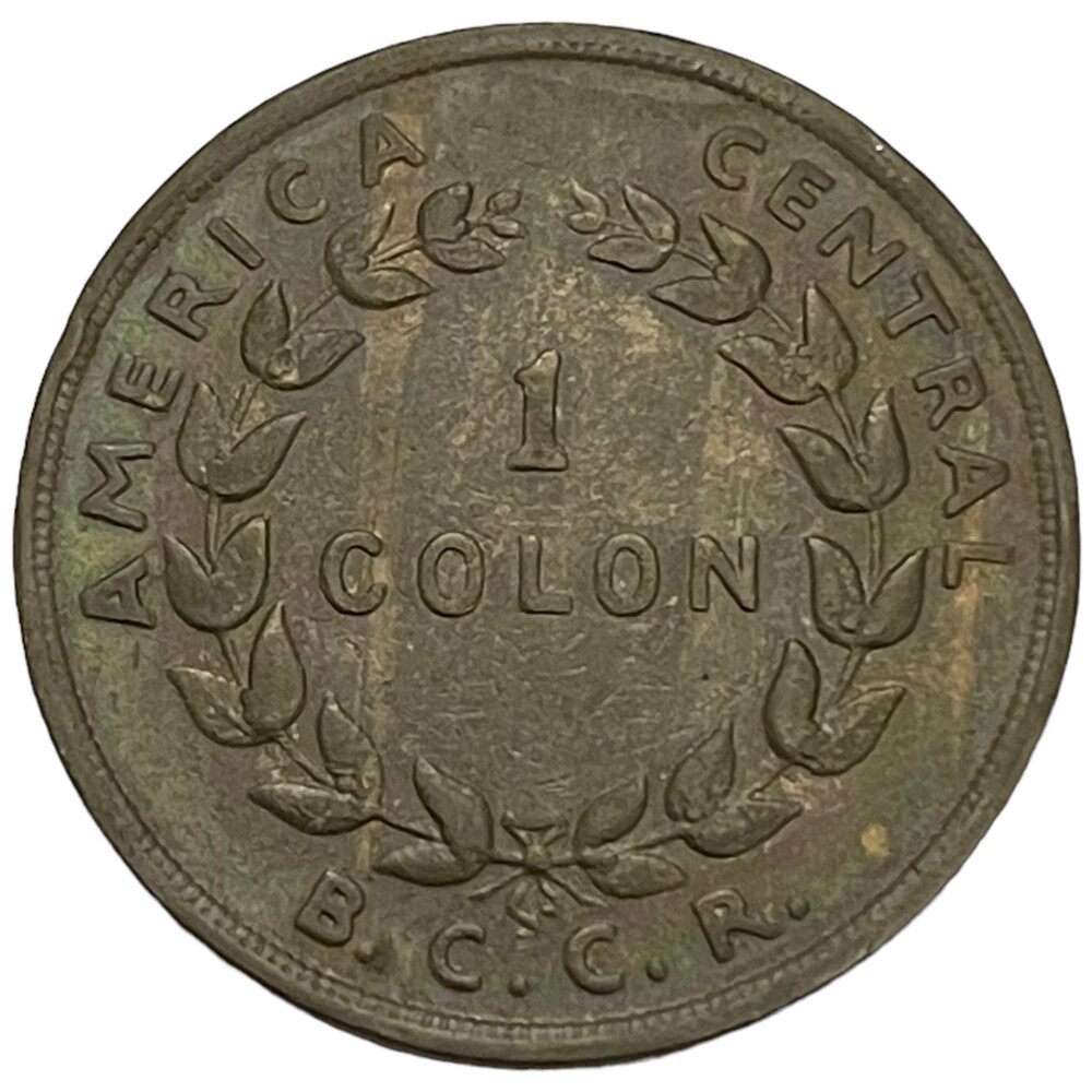 Коста-Рика 1 колон 1968 г. (2)