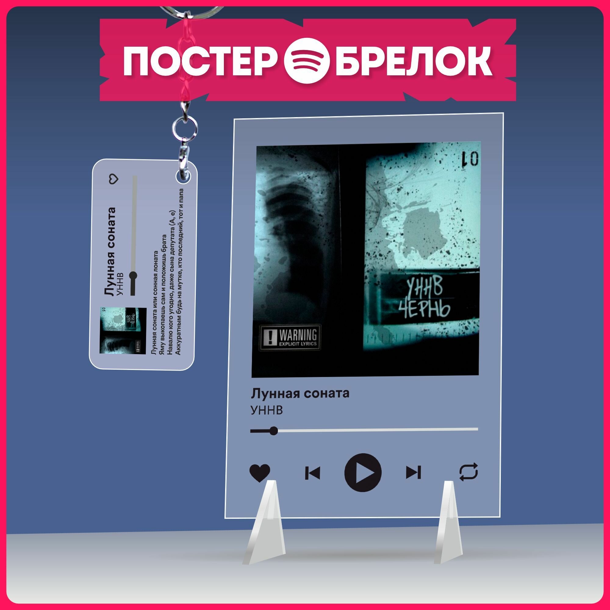 Постеры spotify реп репер Уннв подарочный набор