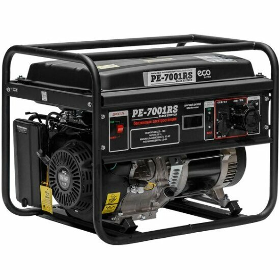 Генератор Eco бензиновый PE-7001RS "Black Edition" EC1566-2