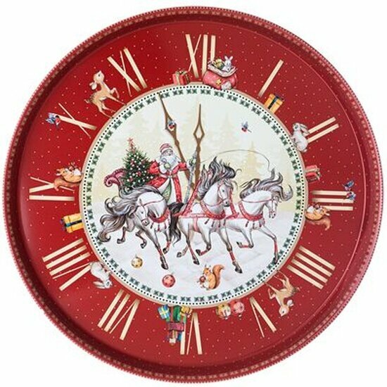 Поднос сервировочный Agness "christmas collection " 33х2,1 см.