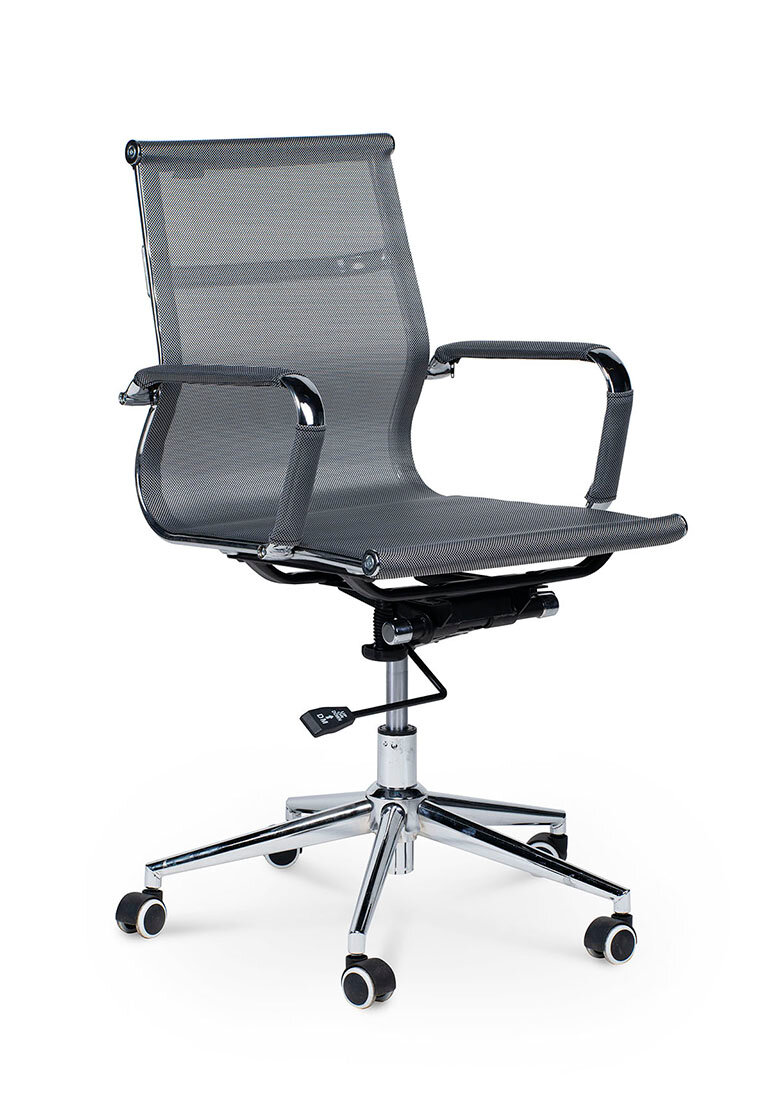 Кресло офисное Norden Хельмут LB Серая сетка Размеры: Высота 900мм Глубина 530мм Ширина 600мм