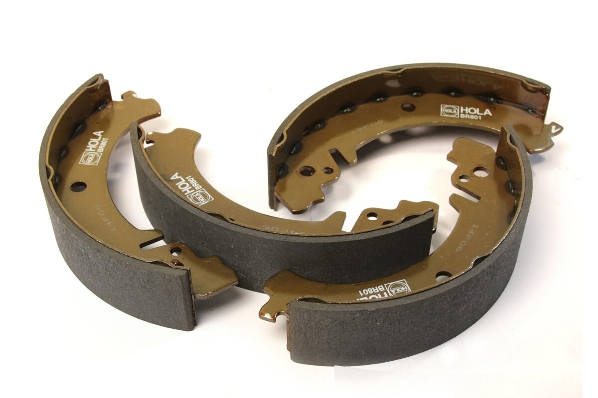 Колодка тормозная задняя ВАЗ 2101-07, 2121, 2123 (к-кт 4 шт) HOLA арт. BR801