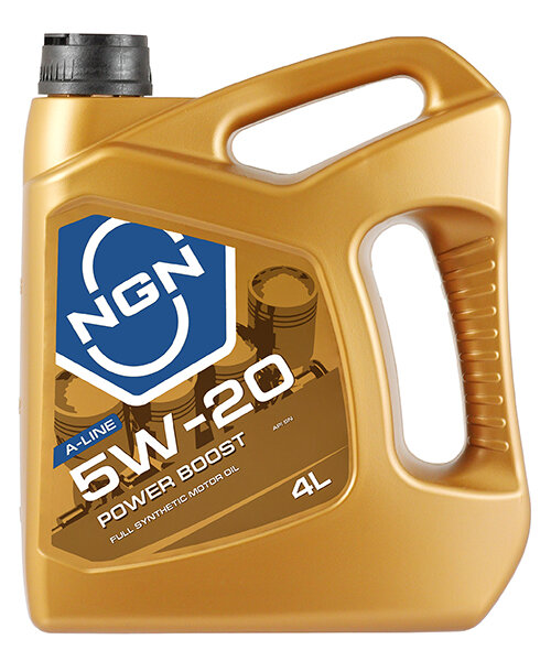 NGN Масло моторное синт. SN/CF POWER BOOST A-LINE 5W-20 4л.