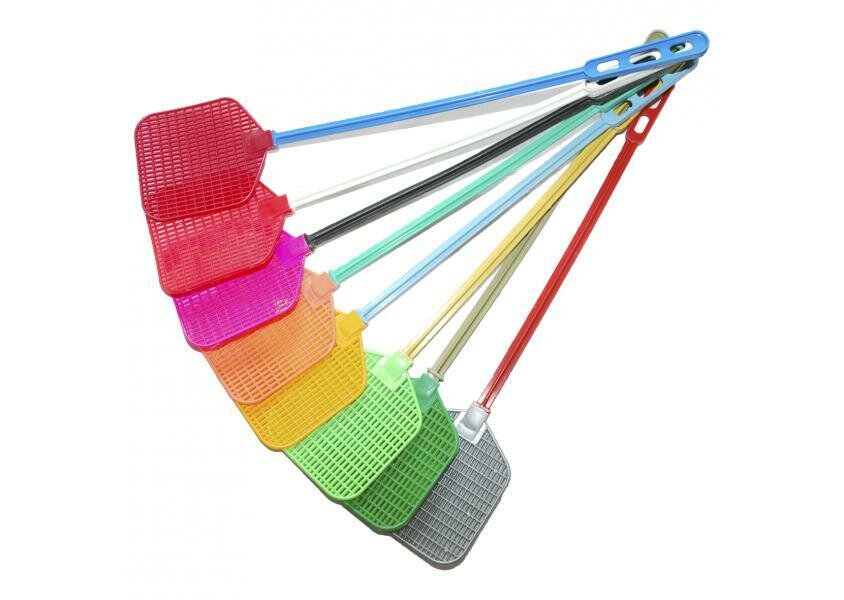 Мухобойка пластиковая, 47 см (5шт)