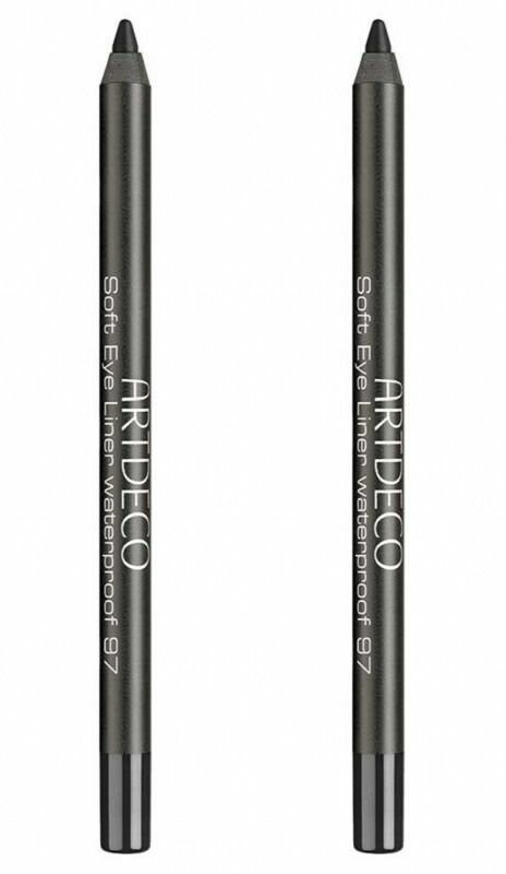 ARTDECO Карандаш для век Водостойкий, тон 97, Чёрный, 1,2 г, 2 штуки