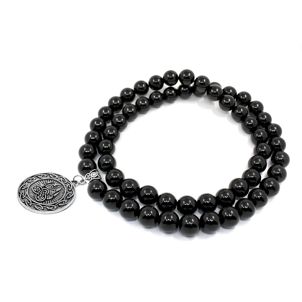 Бусы Handinsilver ( Посеребриручку ), агат