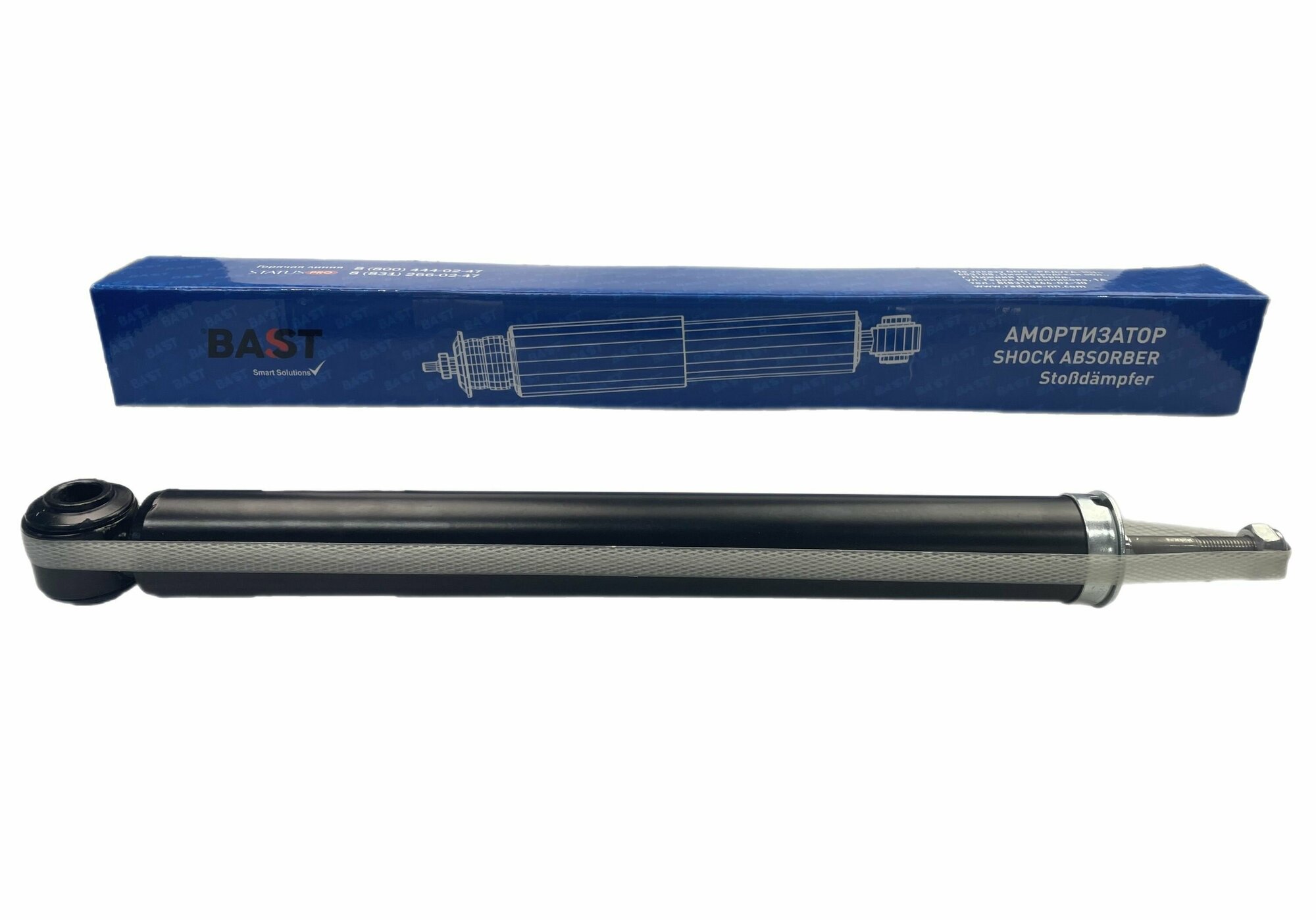 Амортизатор ВАЗ Ларгус, Renault Logan I, Sandero, Nissan Almera задний лев/прав ОЕМ 6001549248 BAST арт. BC 3509 016