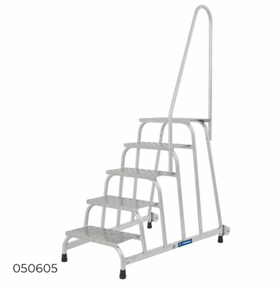 Монтажная Подставка Megal Мп-1 5 Ступеней С Одним Поручнем И Колесами