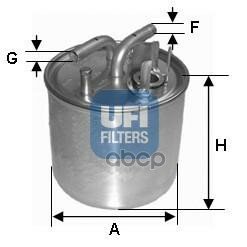 Фильтр топливный AUDI A8 3.0/4.0/4.2 TDI quattro 3/03-> UFI арт. 24.002.00