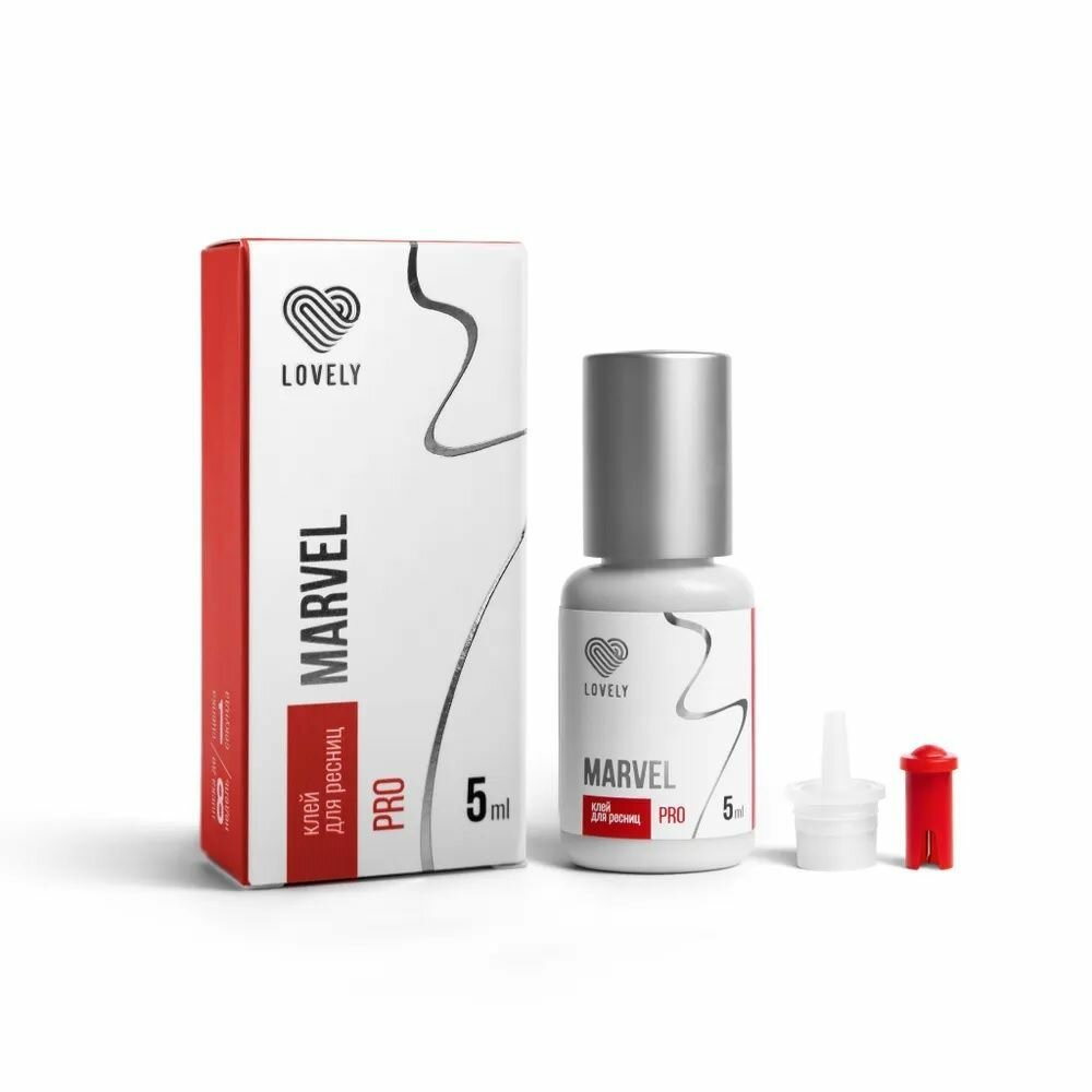 Клей чёрный Lovely "Marvel", 5мл