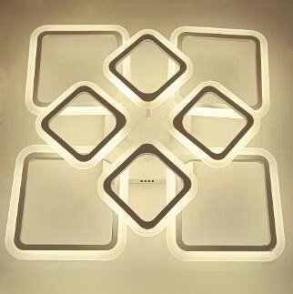 Светильник светодиодный с регулировкой освещения, без пульта, 8 плафонов