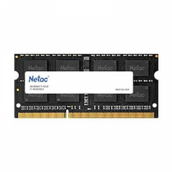 Оперативная память NETAC Basic, DDR3L, 8GB (1x8GB), 1600MHz, CL11, SO-DIMM