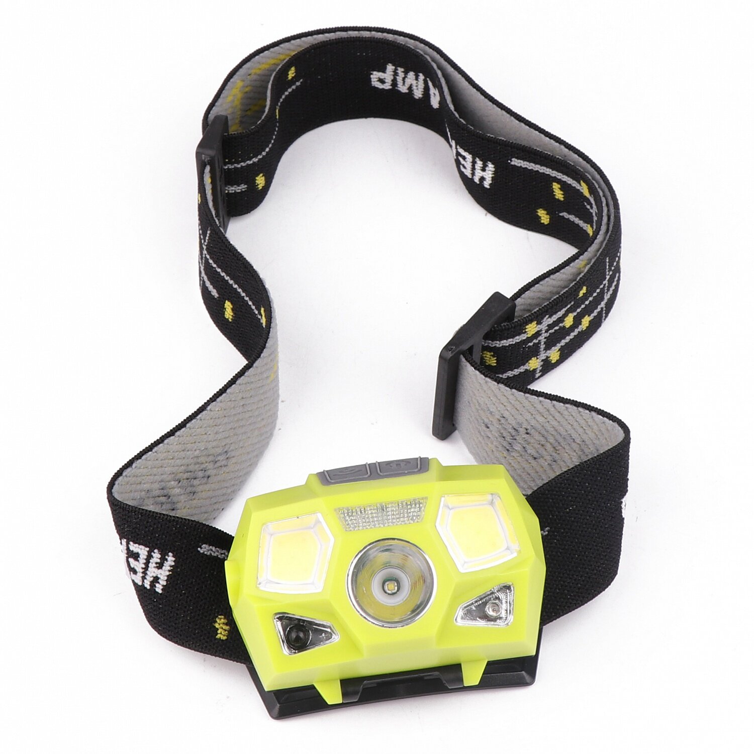 Фонарь налобный Патриот PT-FLG34 (3L, аккум, дат. движ)