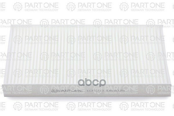 Фильтр салона FIAT BRAVA 95>, BRAVO 95>, MAREA 96>, MAREA Weekend 96>, 288x160x30 PART-ONE арт. 1CF088