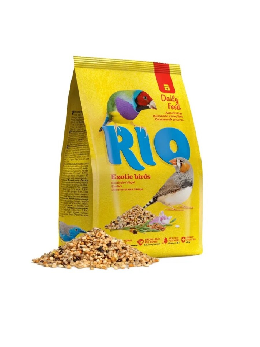 RIO Корм для экзотических птиц основной 1кг