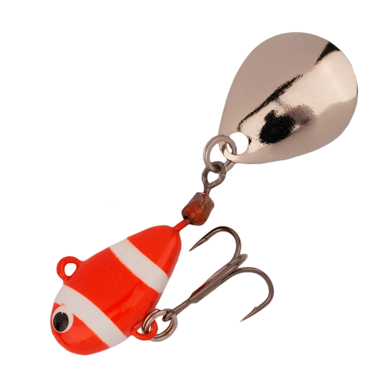 Тейл спиннер UF-Studio Hurricane #Redhead - размер 2.2 см