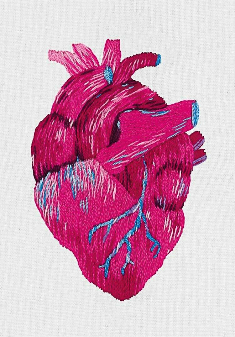 Набор для вышивания PANNA Живая картина JK-2195 "Анатомическое сердце"
