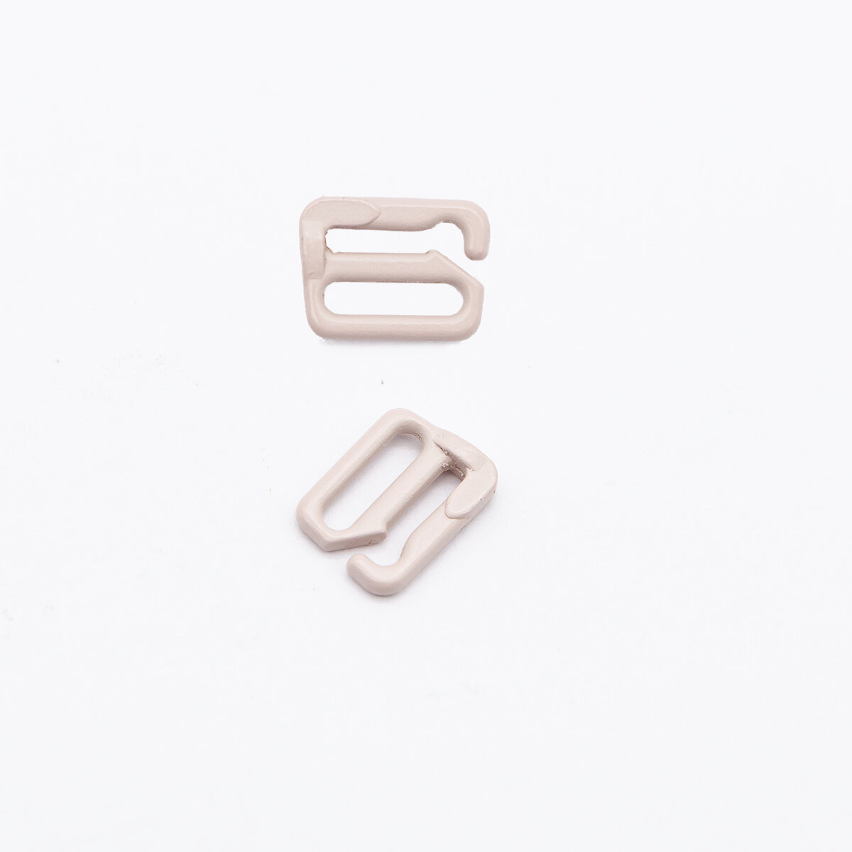 Крючки для бретелей 10 мм, 50 шт (металл, эмаль), ARTA (168 серебристый пион)