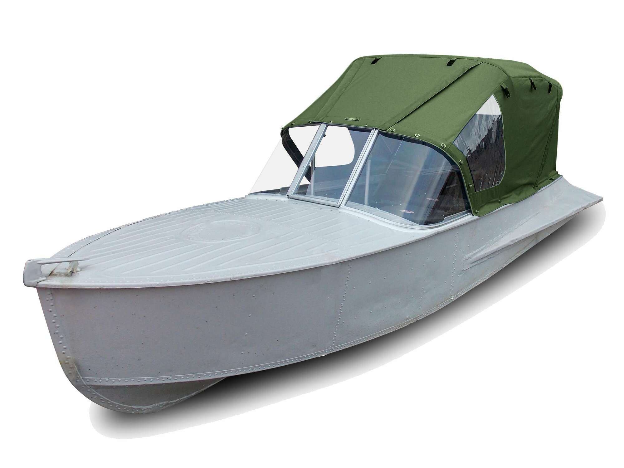 Казанка-1. Стекло с калиткой, тент, дуги, крепление. Комплект