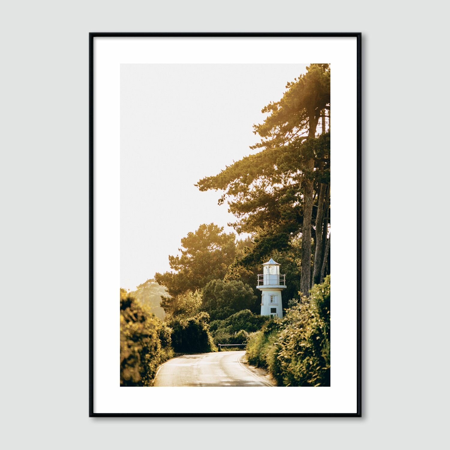 Постер в раме 50х70 Postermarkt, Дорога В Осеннем Лесу