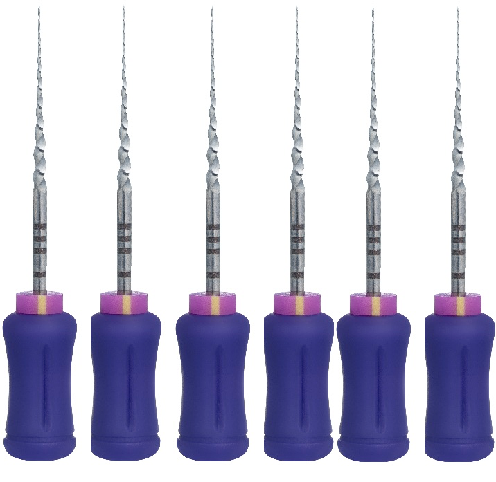 Ultratapers Hand S1, 21мм, ручные файлы, никель-титан, 6 шт. Eurofile