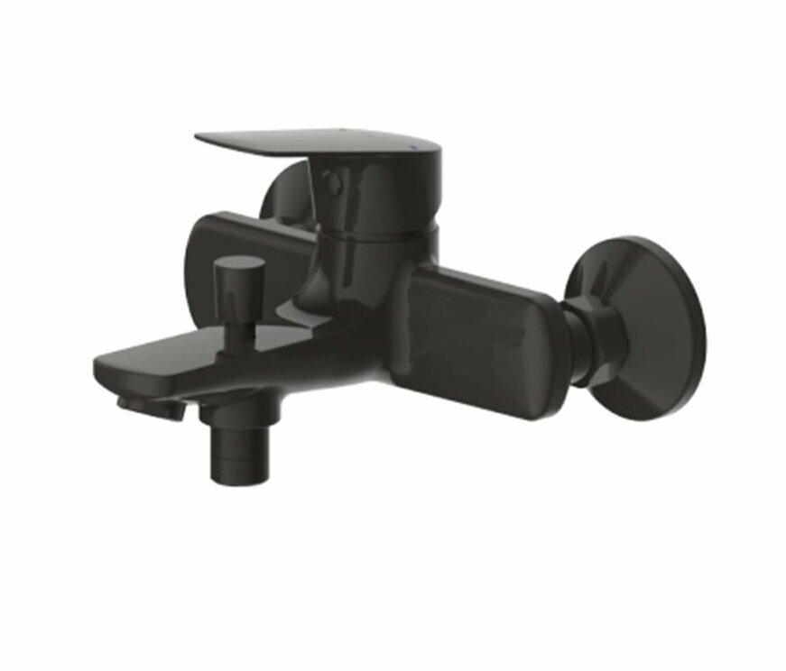 Bravat Смеситель для ванны RHEIN F6429564BW-01-ENG черный матовый Bravat