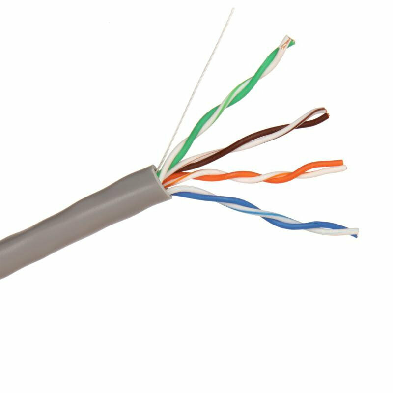 Кабель ExeGate UTP4-C5e-CU-S24-IN-PVC-GY-305-FLUKE UTP кат.5e