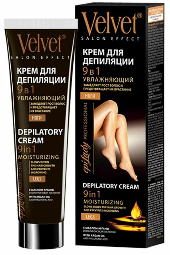 Velvet Крем для депиляции, 9в1, увлажняющий, 125 мл