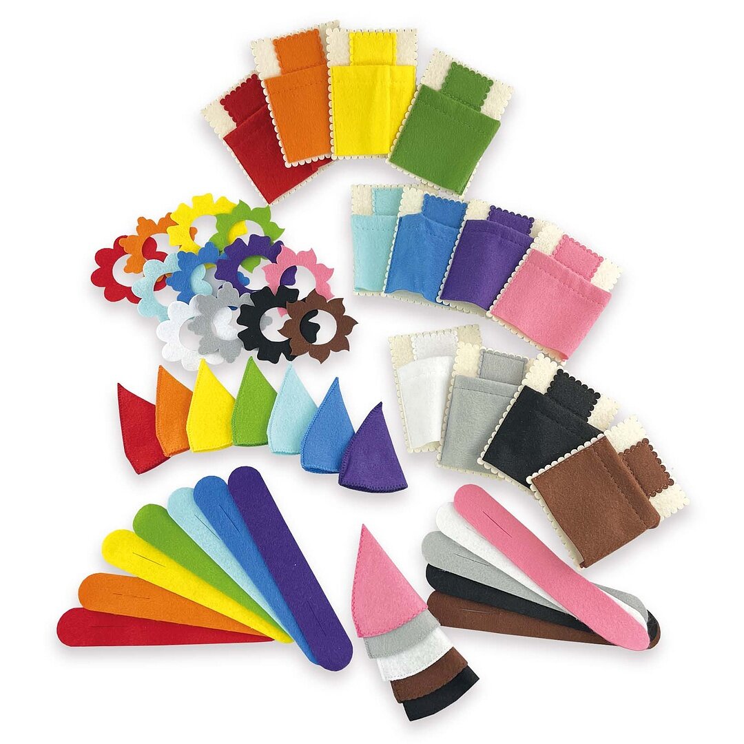 Набор дополнений к сортерам с гномиками Монтессори Ulanik