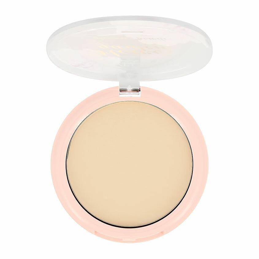 Пудра компактная для лица EVELINE FLOWER GARDEN с эффектом сияния