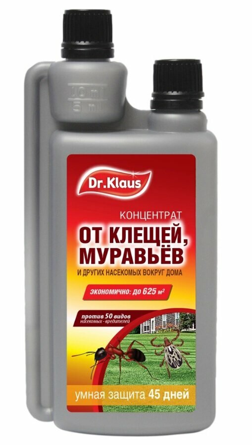 Dr.Klaus Концентрат от Клещей, муравьев и др. насекомых (фл.250мл.)