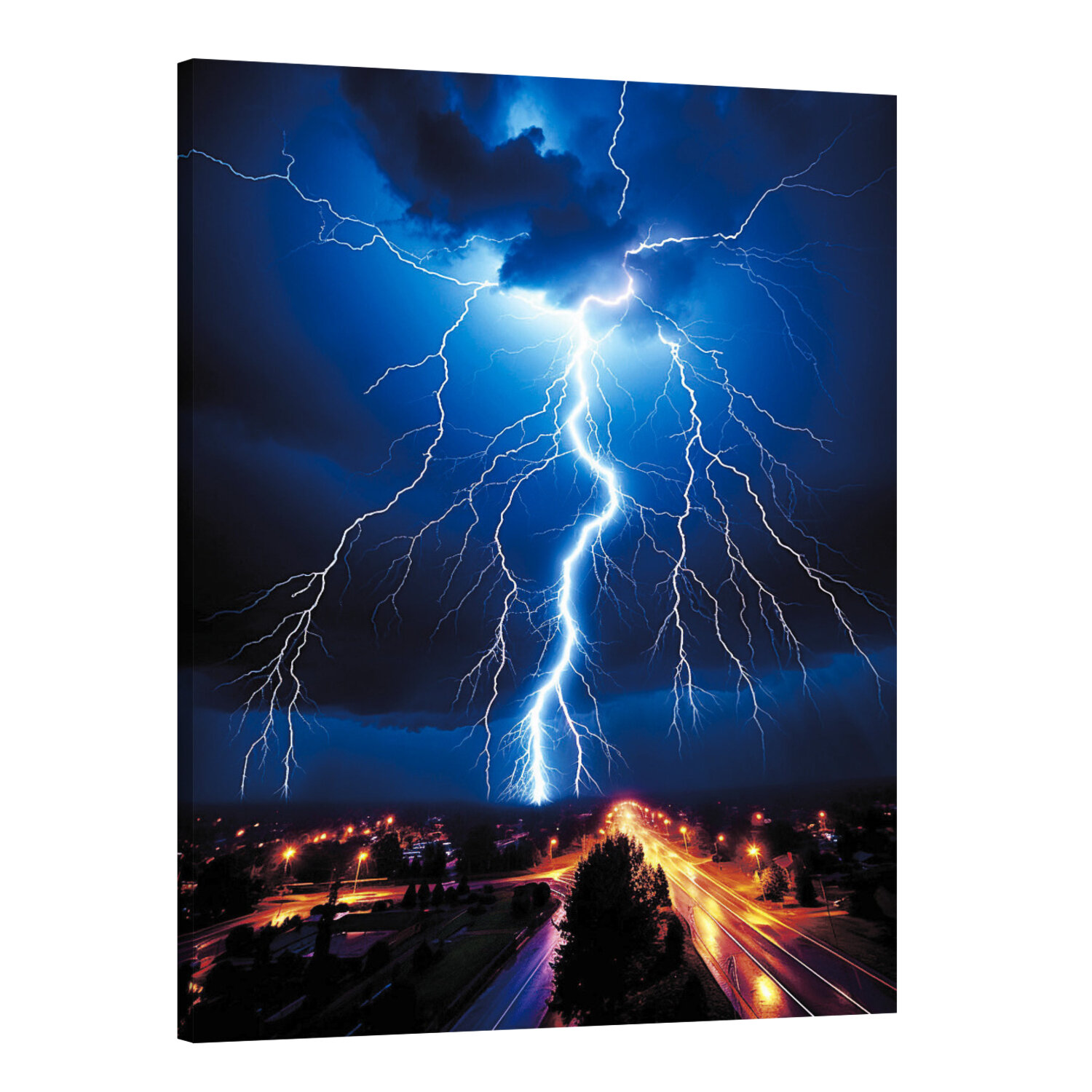 Интерьерная картина 50х70 "Молния"