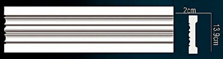 Молдинг из полиуретана Perfect AD 357 (139*20*2400мм)